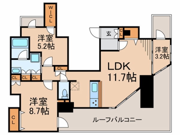 3LDK 맨션 임대 주택 동경도 시부야쿠 - Best-Estate.jp(Best Estate 일본 최대 규모의 외국인 대상 임대 부동산 정보 사이트)